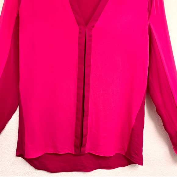Elie Tahari | Tops | Elie Tahari Layne Colorblock Silk Blouse | Poshmark